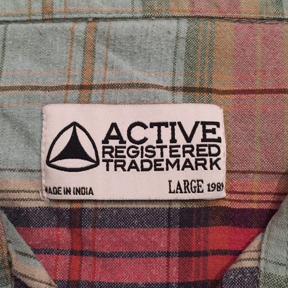 Active USA | Shirts | Blue Plaid Active Button Up | Poshmark